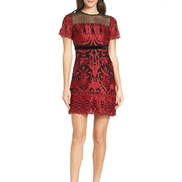 foxiedox | Dresses | Foxiedox Rosa Lynn Crochet Dress Burgundy Black ...